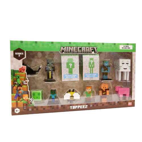 Minecraft創世神 3D公仔12件裝 | 台灣玩具“反”斗城官方網站 | Toys"R"Us Taiwan Official Website