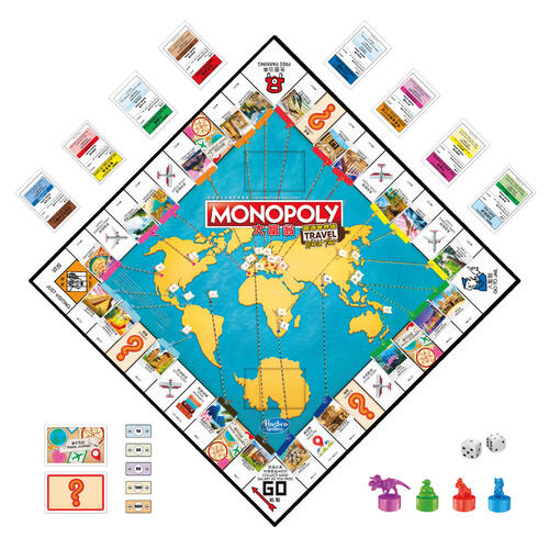 Monopoly 地產大亨環游世界版游戲組(台灣版) | 台灣玩具“反”斗城官方網站 | Toys"R"Us Taiwan Official ...