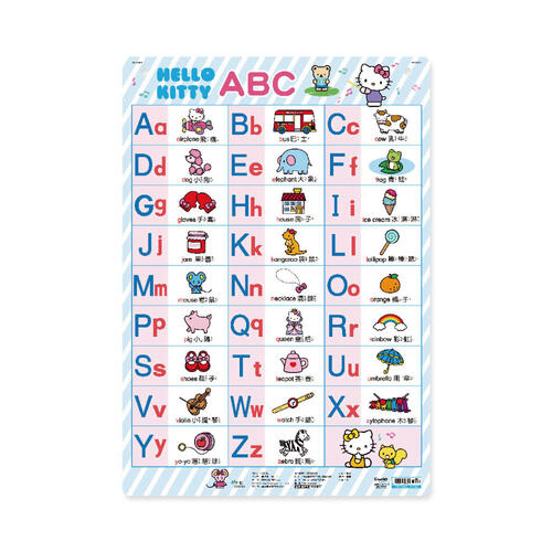 Acme Hello Kitty English alphabet poster | Toys"R"Us Taiwan Official ...