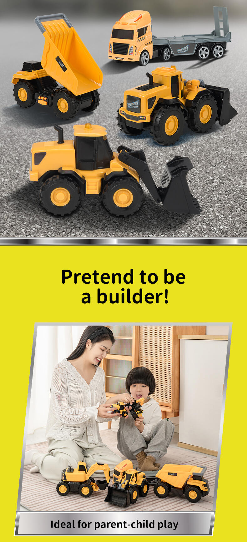 Speed City Construction Transporter Rig | Toys"R"Us Taiwan Official Website